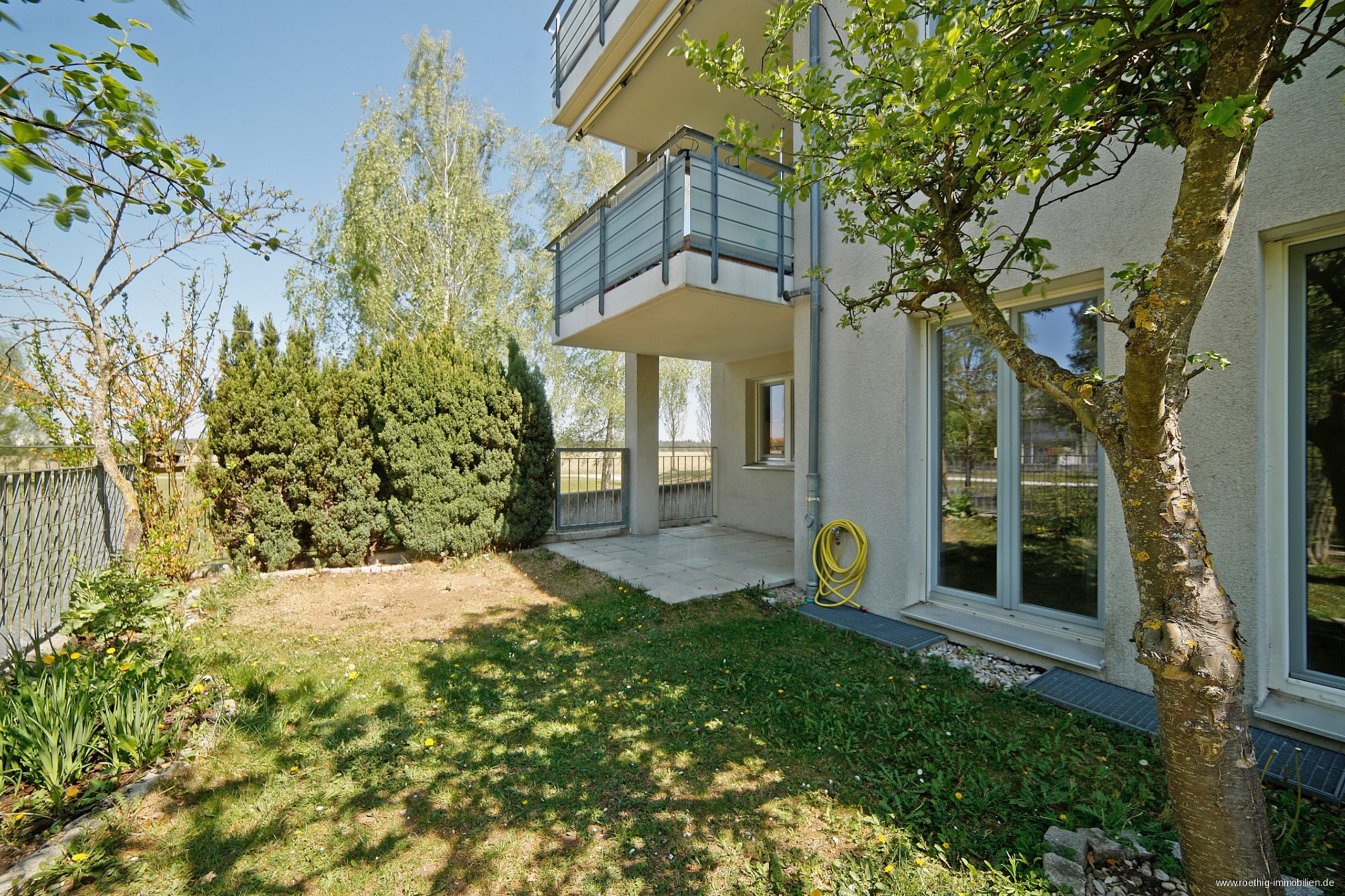 Helle 4-Zimmer-Gartenwohnung mit 2 Terrassen direkt am ...